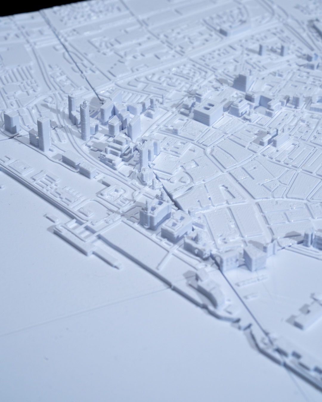 Liverpool 3D City Frame 3D Printed- Unfinished - Etsy