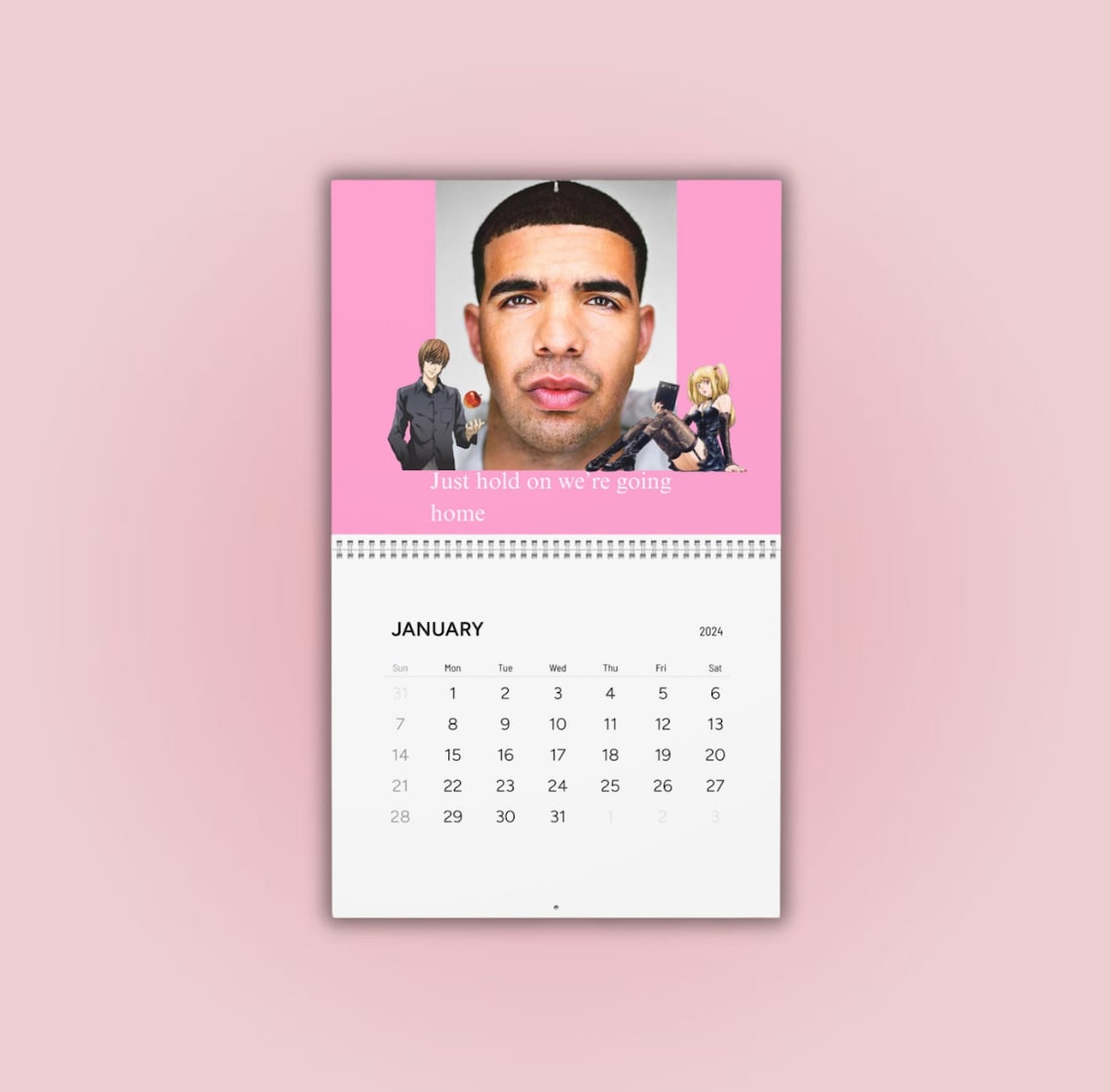 Kawaii Drake Calendar Drakealations - Etsy