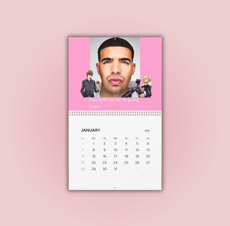 Kawaii Drake Calendar Drakealations - Etsy