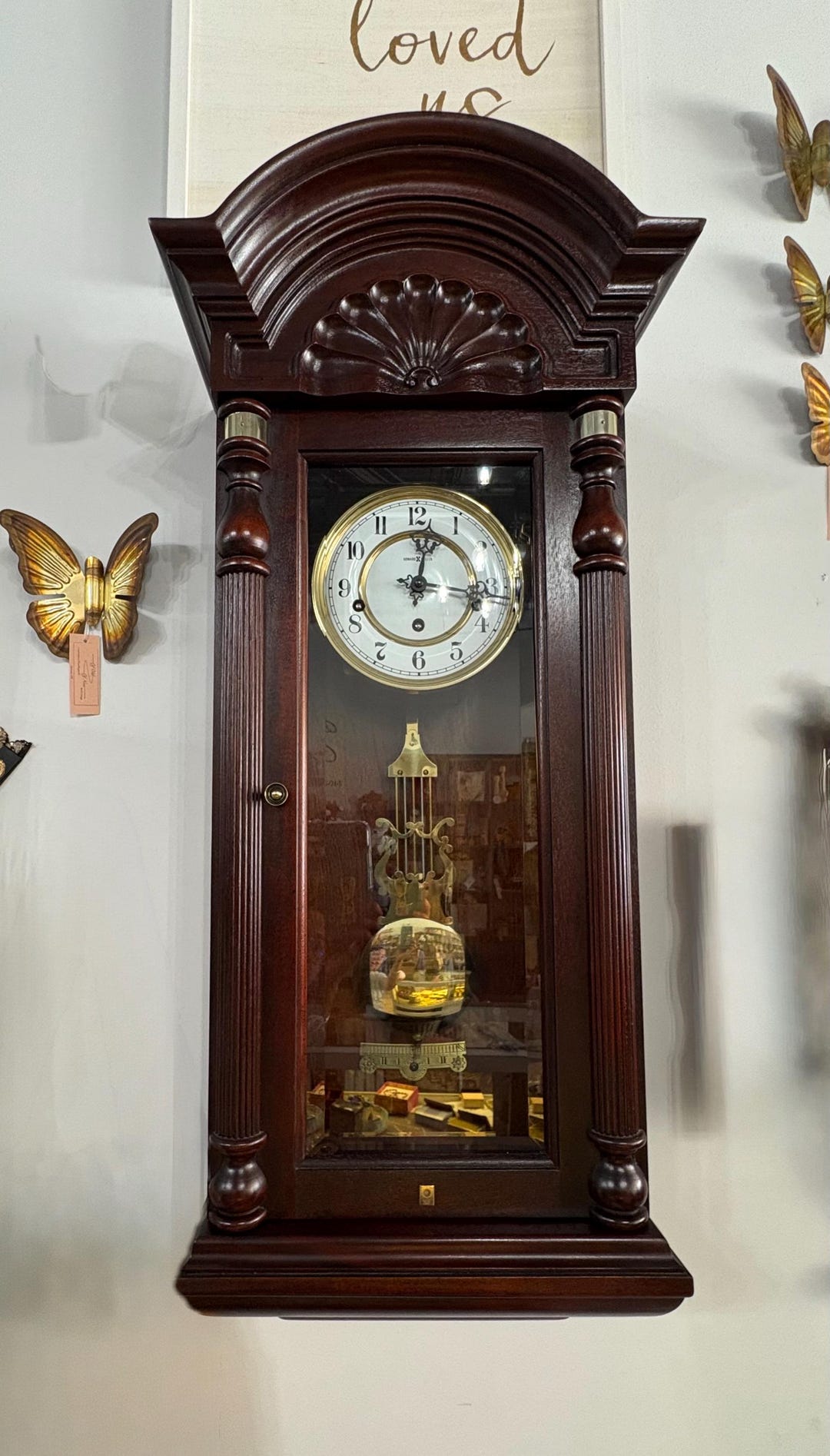 VTG 87’ Howard Miller Jennison Wall Clock - Etsy