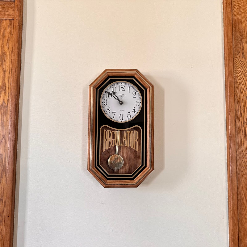 Elgin Wall Clock - Etsy