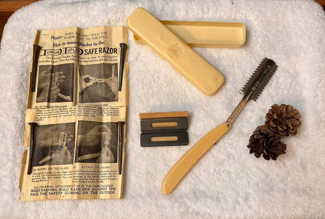 1907 Durham Duplex Celluloid Handle Safe Razor. - Etsy