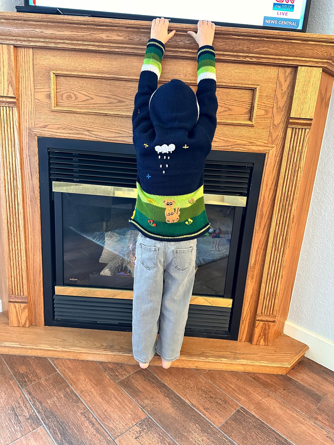 Kids Wool Knitted Zipper Jacket - Etsy