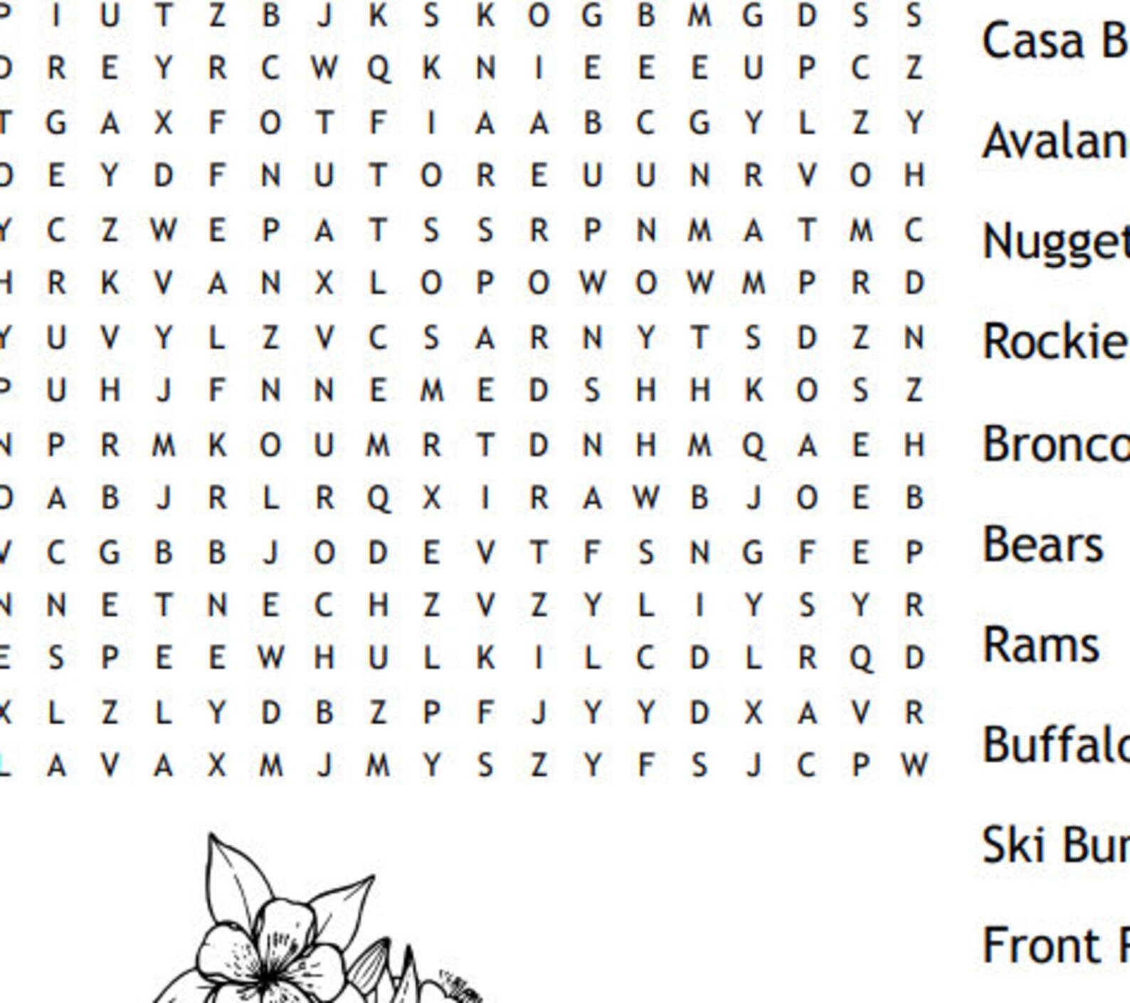 Colorado Word Search Puzzle Book #1 - 5 Different Puzzles - Etsy