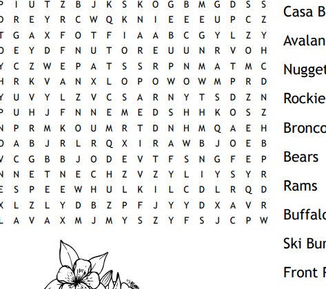 Colorado Word Search Puzzle Book #1 - 5 Different Puzzles - Etsy