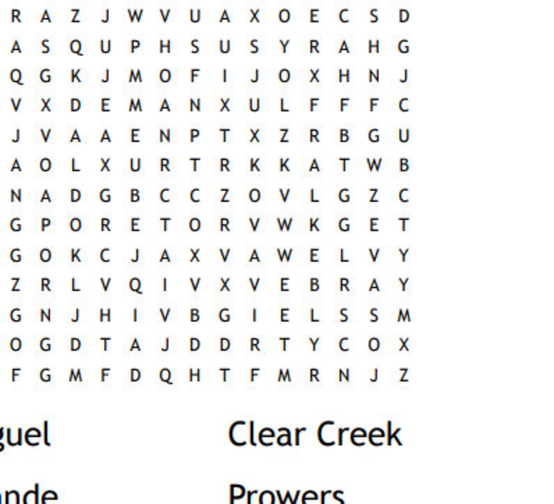 Colorado Word Search Puzzle Book #1 - 5 Different Puzzles - Etsy