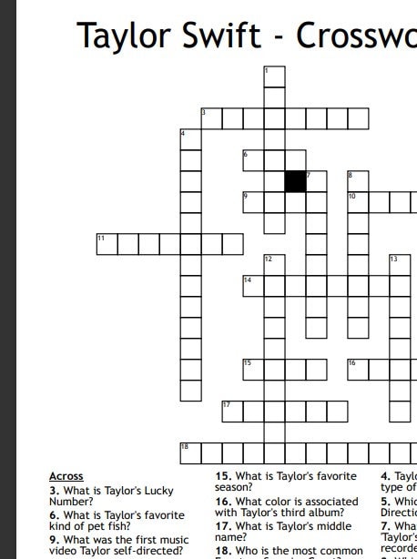 Taylor Swift Game and Activity Book Girls Birthday Parties or Car Trips ...