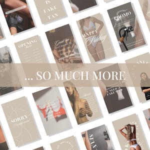 Spray Tan Instagram Templates, Fake Tanning Social Media IG Post and ...