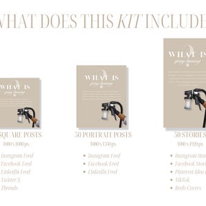 Spray Tan Instagram Templates, Fake Tanning Social Media IG Post and ...