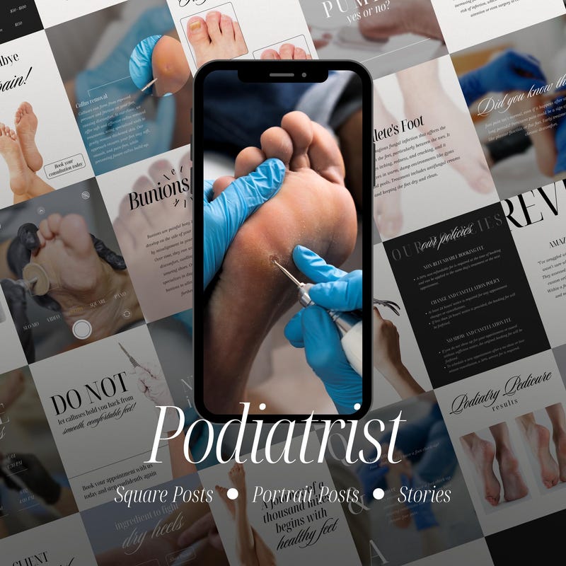 Podiatry Foot Template - Etsy UK