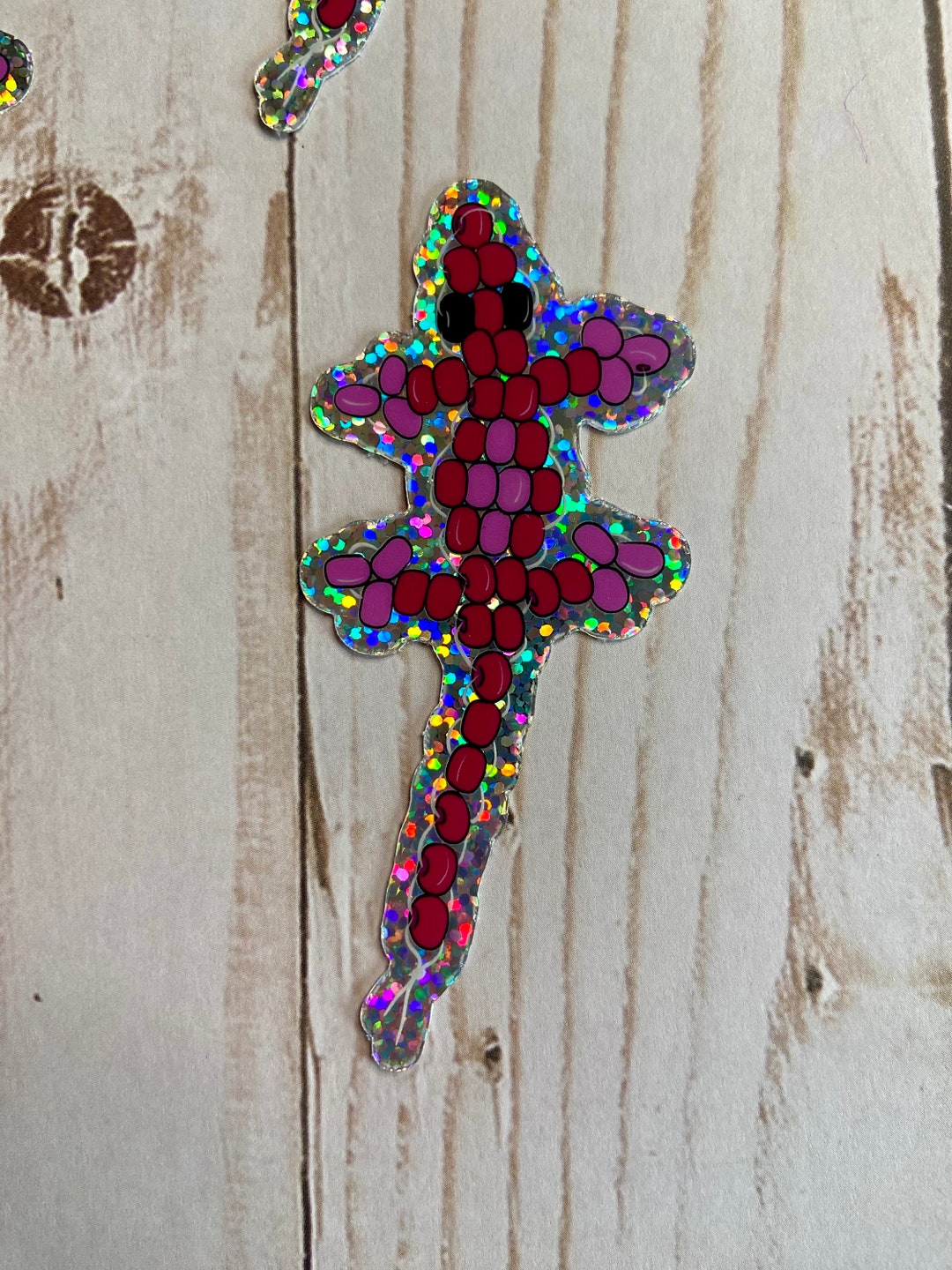 90s Nostalgia 3 Beaded Lizard Shimmer Vinyl Sticker - Etsy