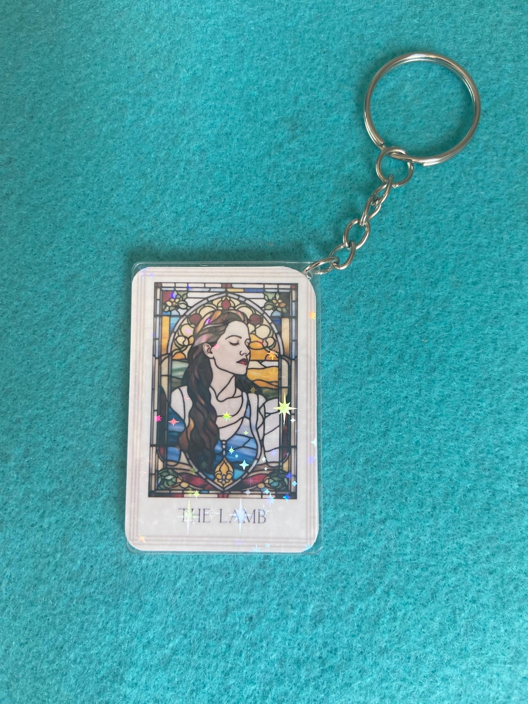 Twilight Bella and Edward Tarot Card Acrylic Keychain: Speckled ...