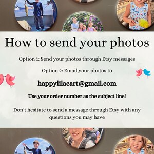 Custom 2.5” Round Photo Magnets - Etsy