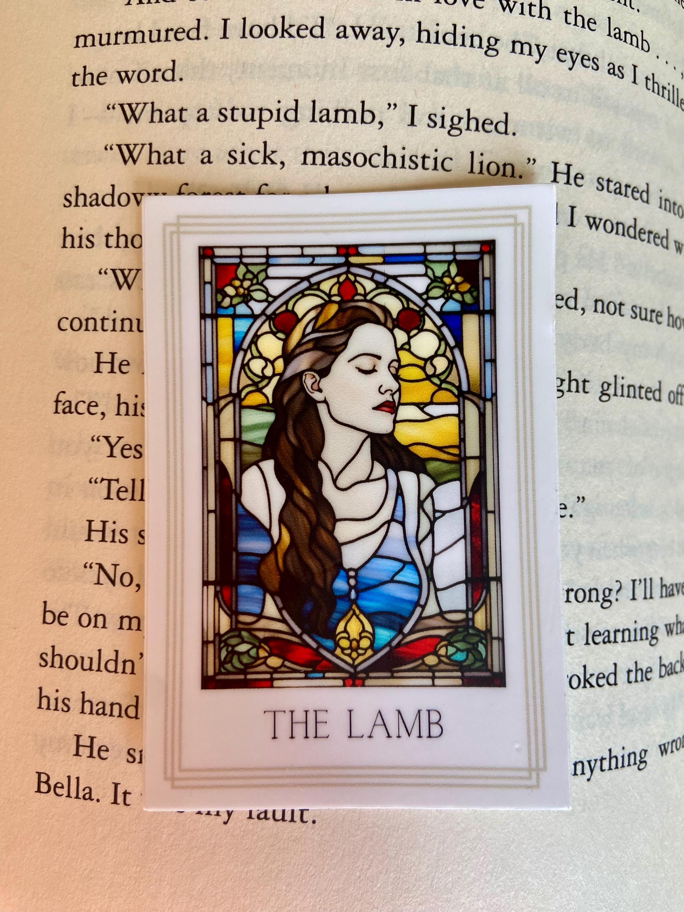 Twilight Edward and Bella Tarot Card Sticker ||the Lion || the Lamb - Etsy
