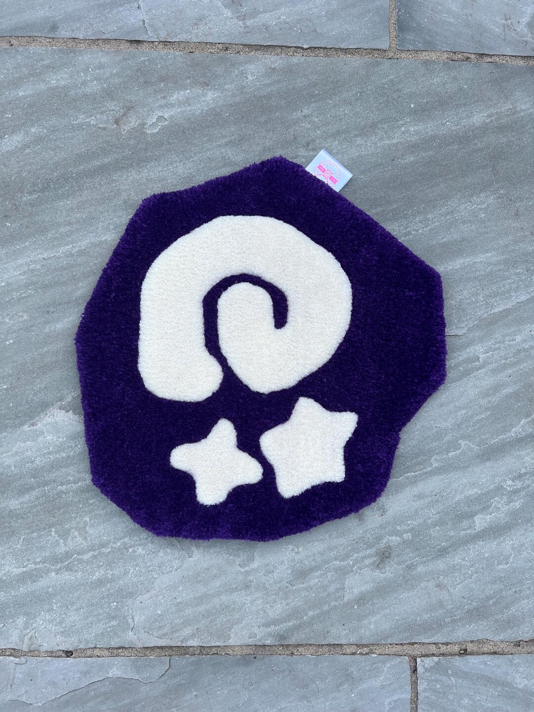 Fossil Icon ACNH Fluffy Handmade Tufted Rug - Etsy