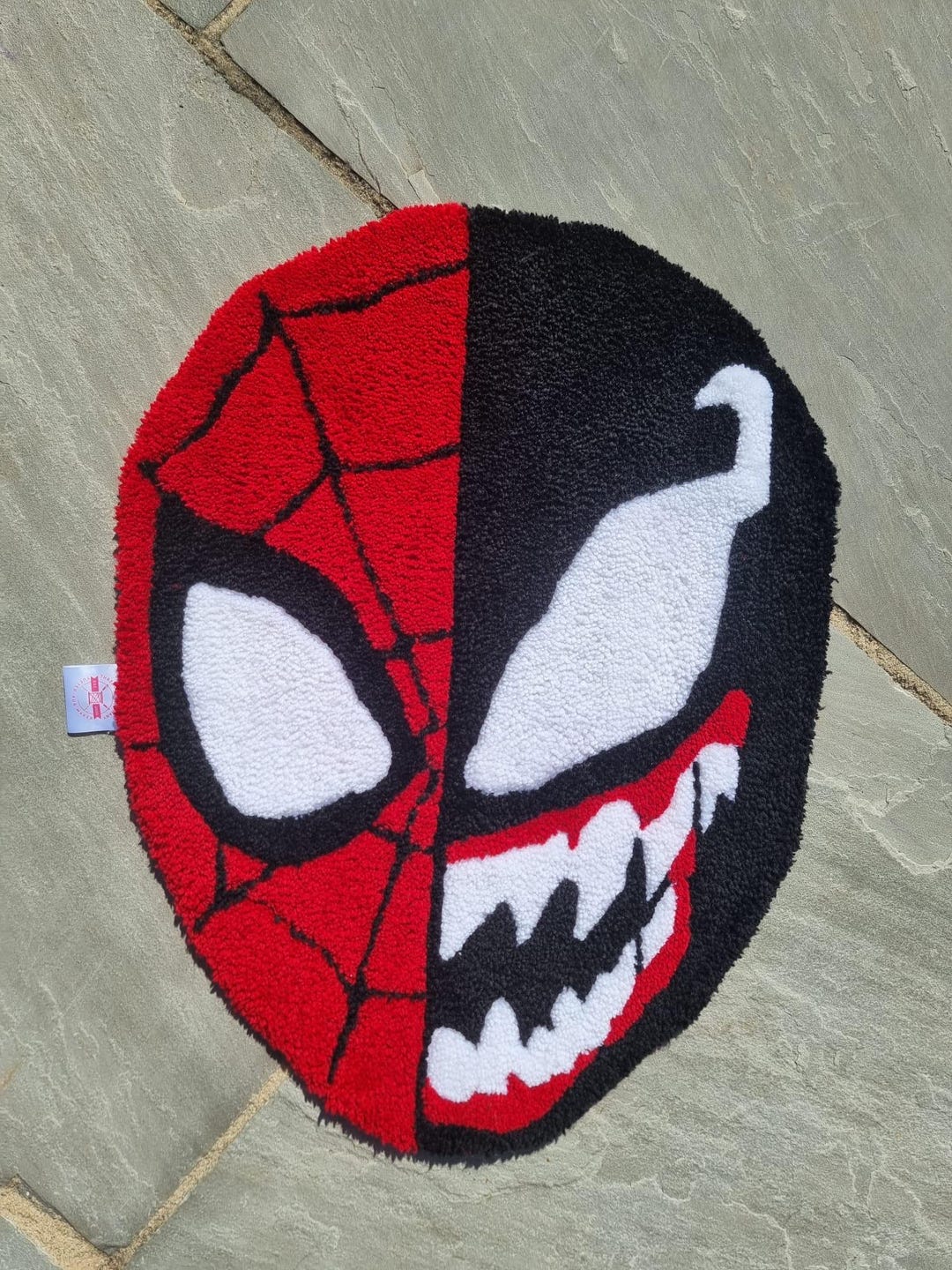 Spider-man and Venom Handmade Tufted Rug - Etsy