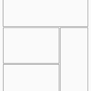 Blank Comic Book Template - Etsy