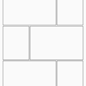 Blank Comic Book Template - Etsy
