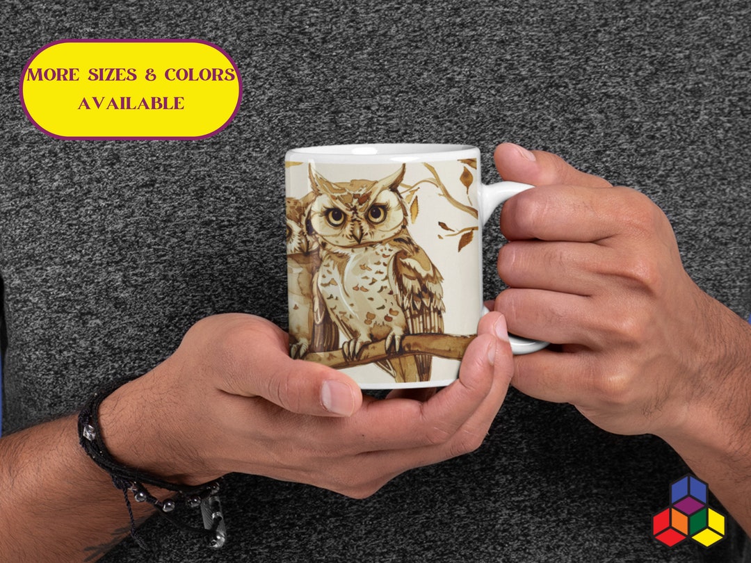 Beautiful Owl Design Mug, Perfect Gif for Lawyers, Elegant Recipient ...