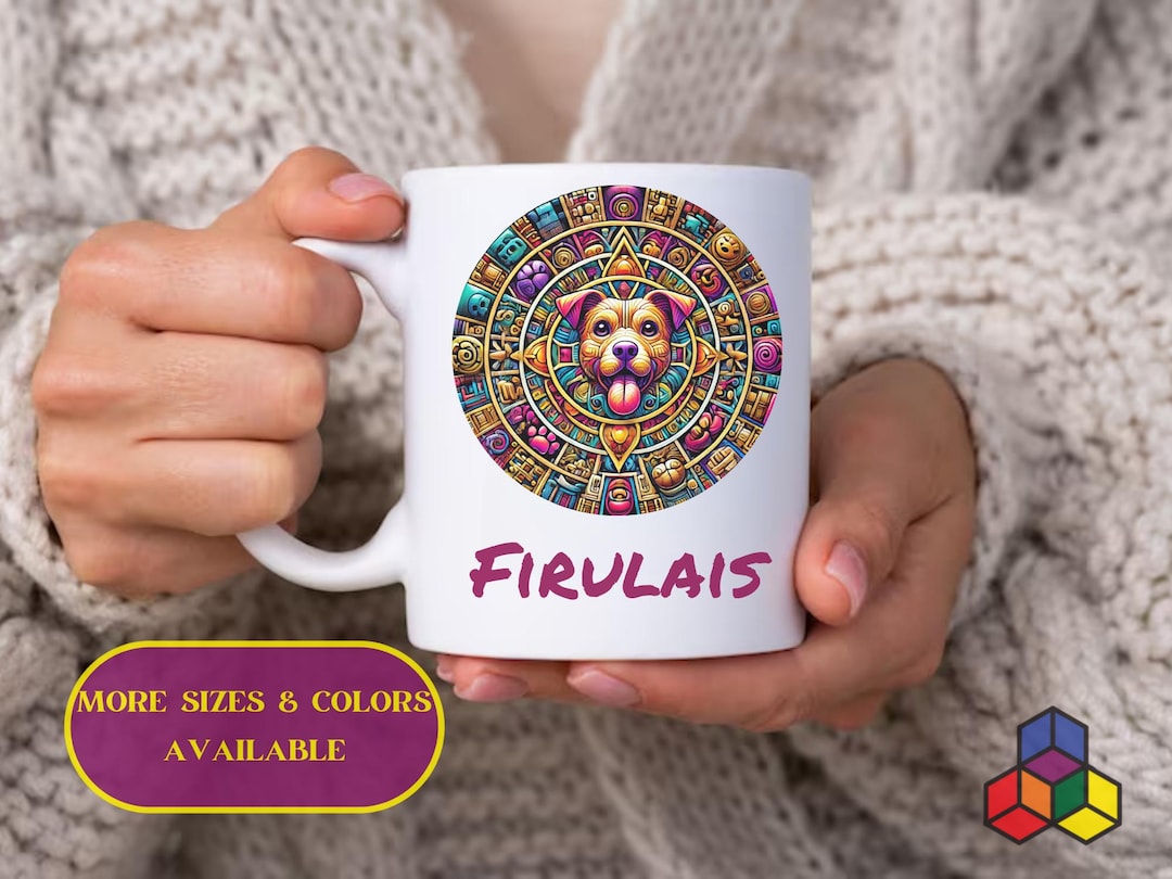 Taza Perrito Calendario Azteca, Personificable Con El Nombre De Tu ...