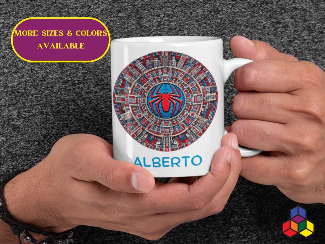 Taza De Calendario Azteca Heroico, Diseño Inspirado En Heroe Arácnido ...