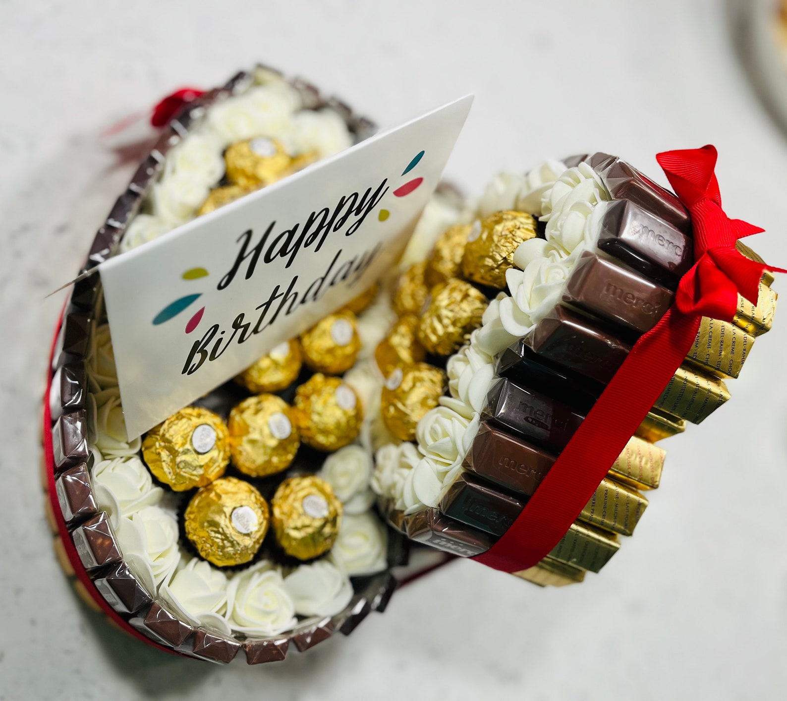 10 Luxury Chocolate Candy Heart Tower. Perfect for Special Occasions ...