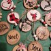 Wooden Rounds, Christmas Ornaments - Etsy