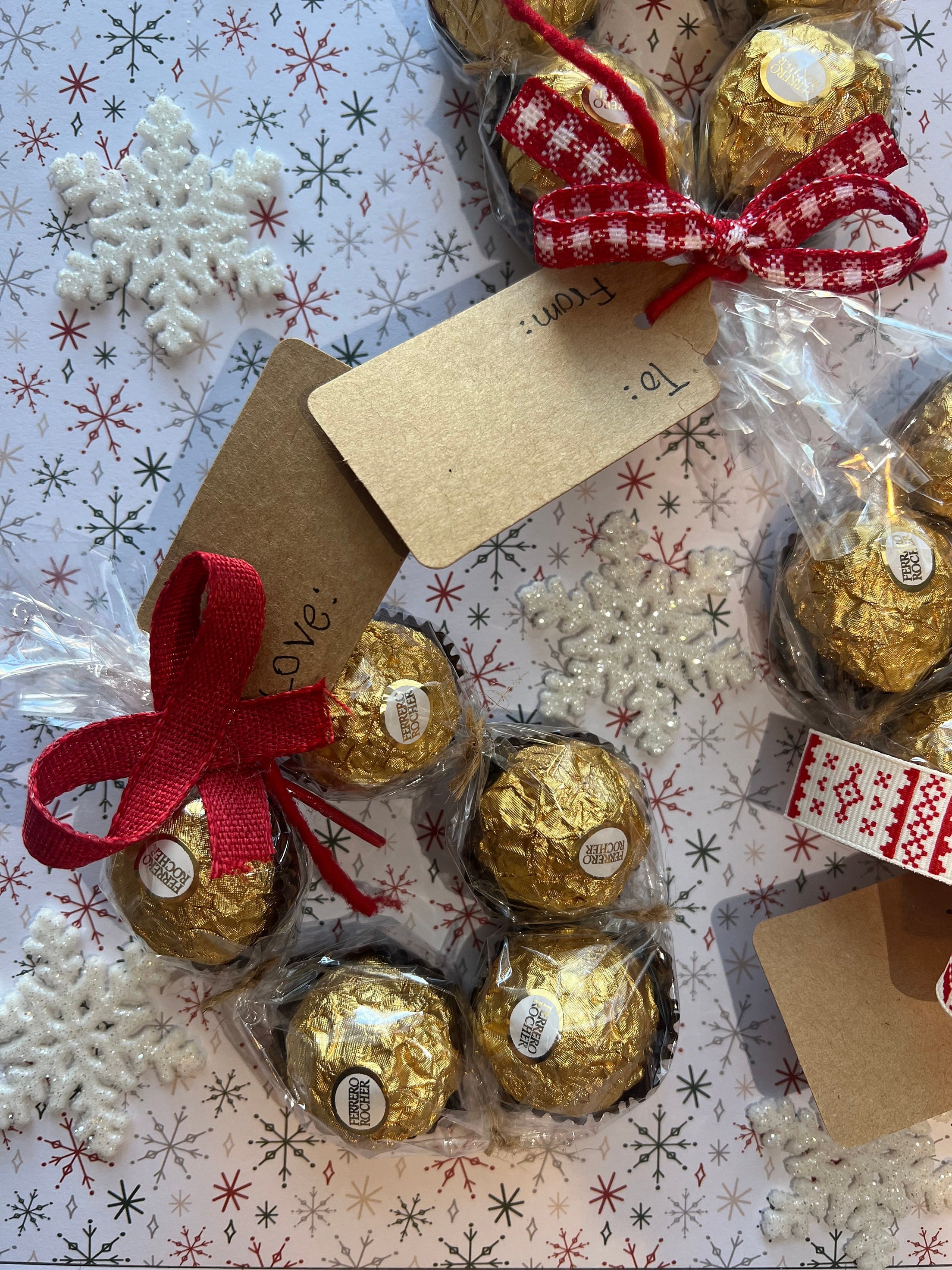 Ferrero Rocher Wreath Gift Idea Christmas Present Handmade - Etsy