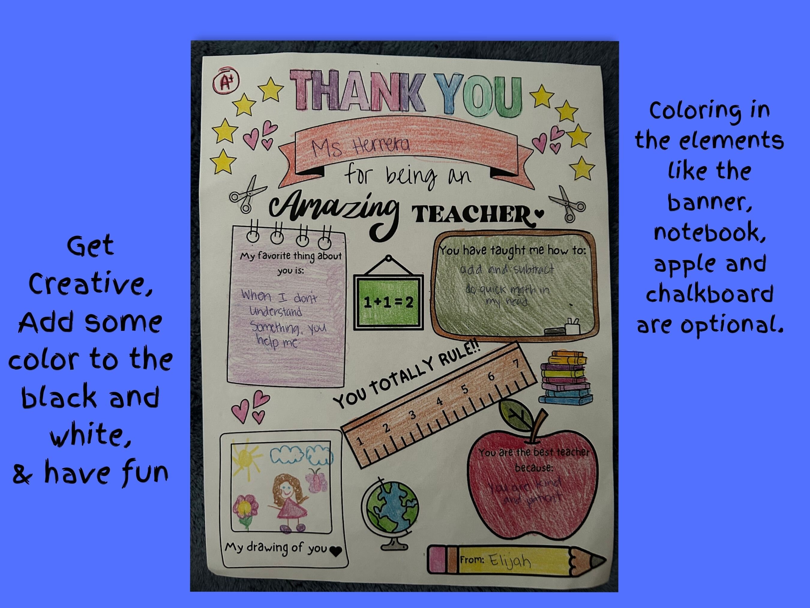 Teacher Appreciation Printable, Teacher Appreciation Gift, Teacher ...