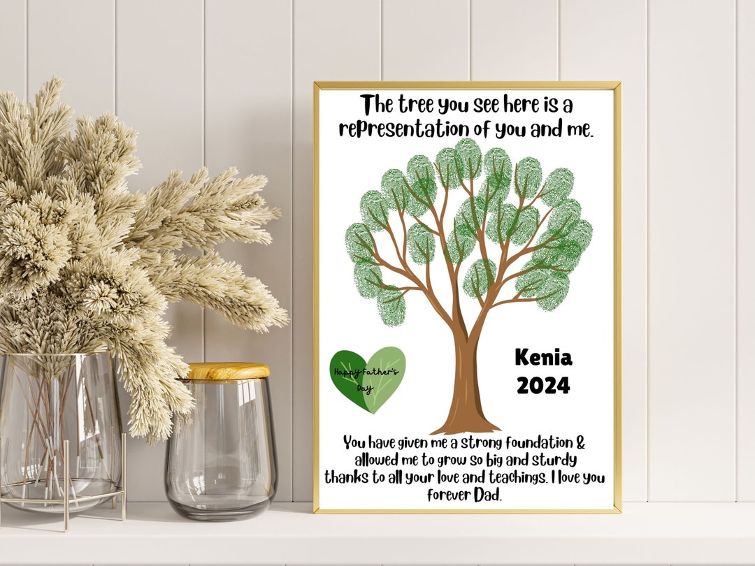 Fingerprint Craft for Fathers Day, Happy Fathers Day, Babies Kids ...