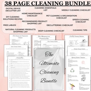 Deep Cleaning Checklist Whole House Deep Cleaning Checklist House ...