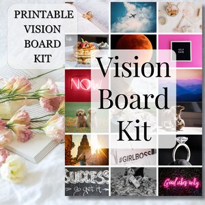 Vision Board Kit Printable Vision Board Starter Kit Vision Board Kit ...