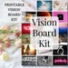 Vision Board Kit Printable Vision Board Starter Kit Vision Board Kit ...