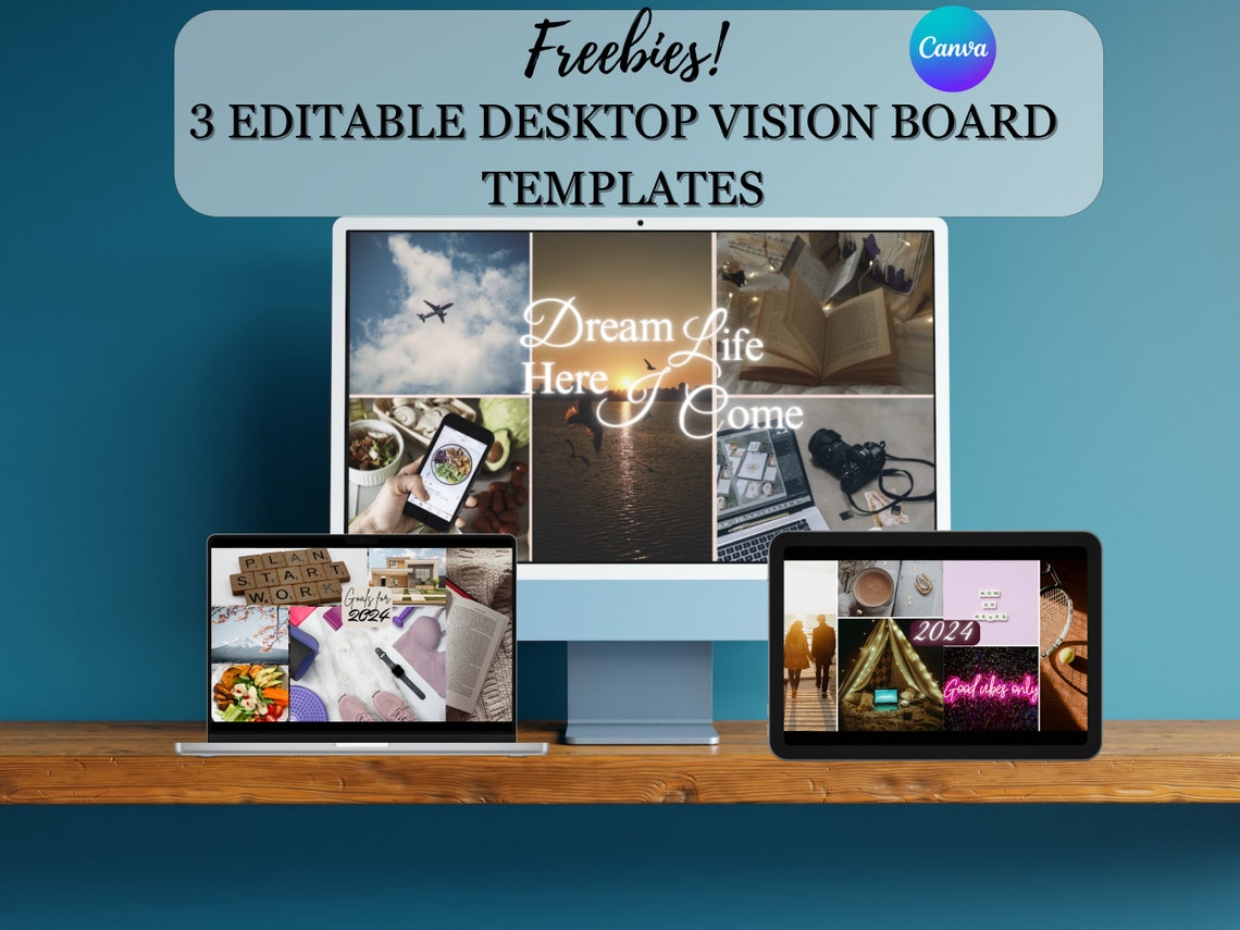 Vision Board Kit Printable Vision Board Starter Kit Vision Board Kit ...