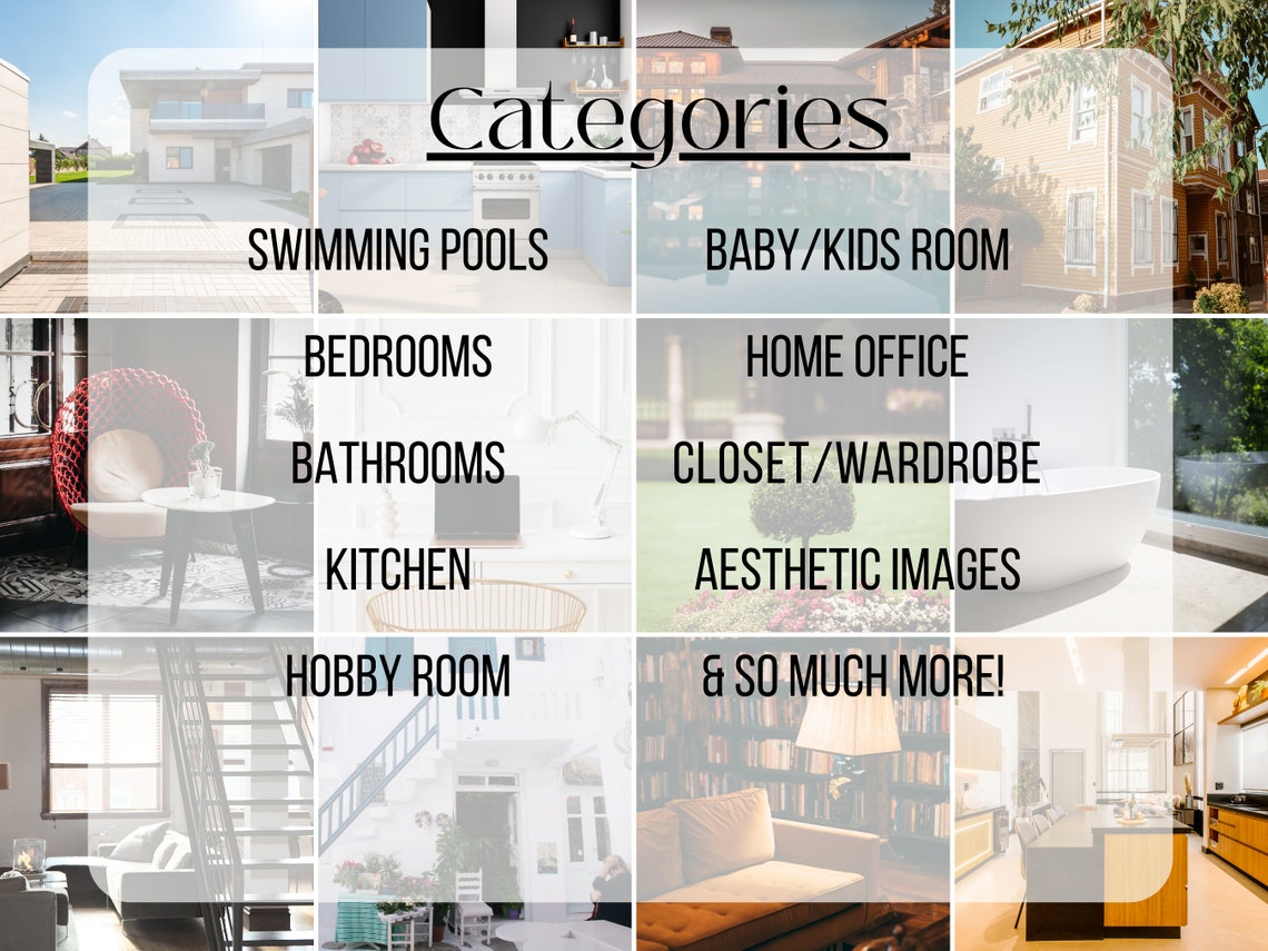 Dream House Vision Board Printable Images to Manifest Your Dream Home ...