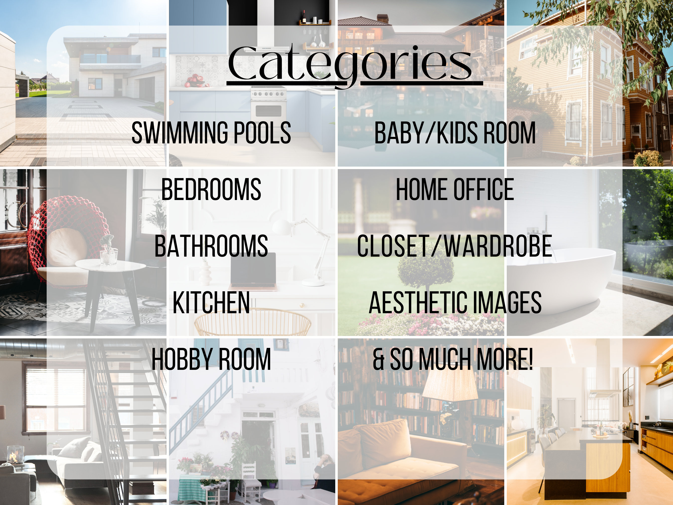 Dream House Vision Board Printable Images to Manifest Your Dream Home ...