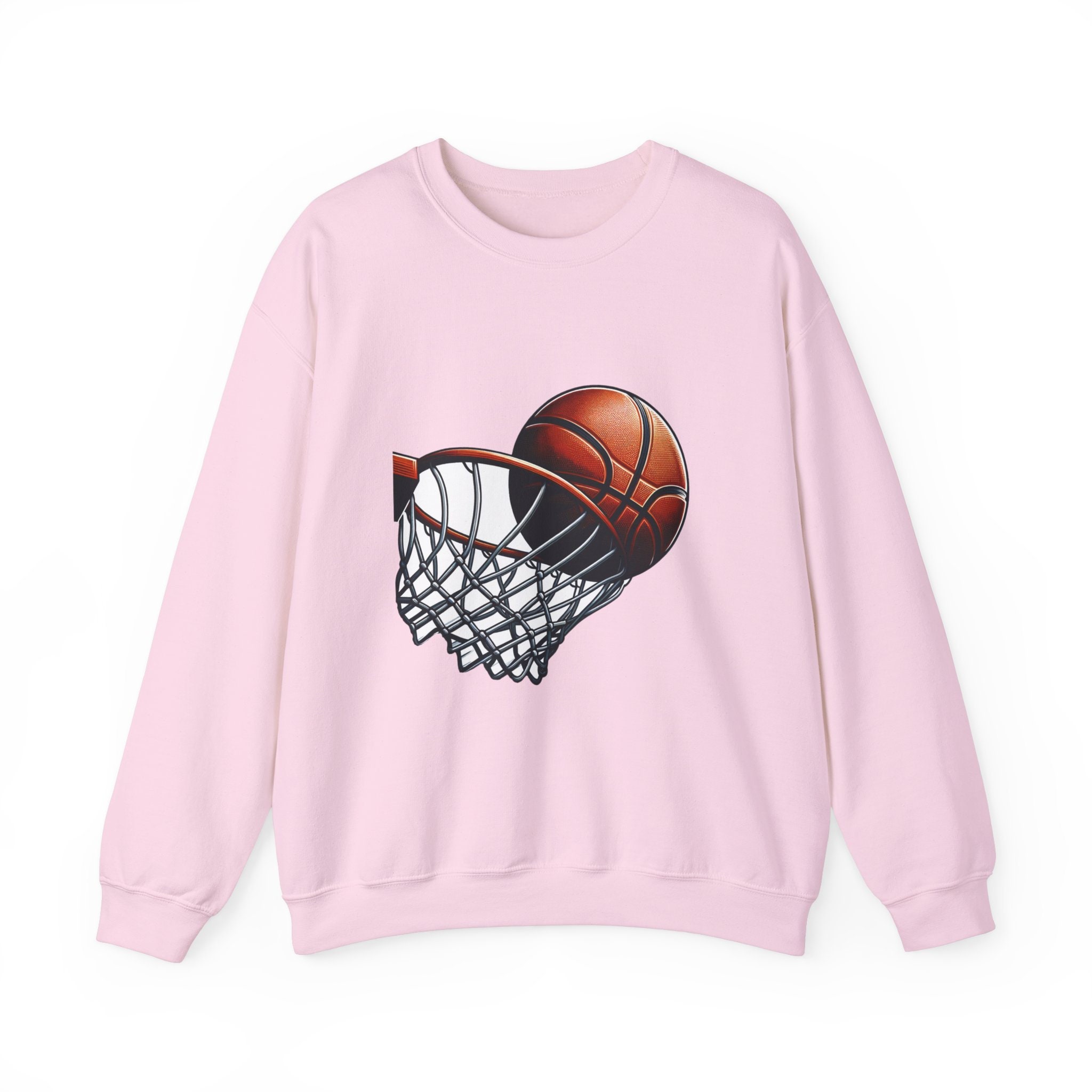 Basketball Hitting the Net, Basketball Sweatshirt, Basketball Shirt ...
