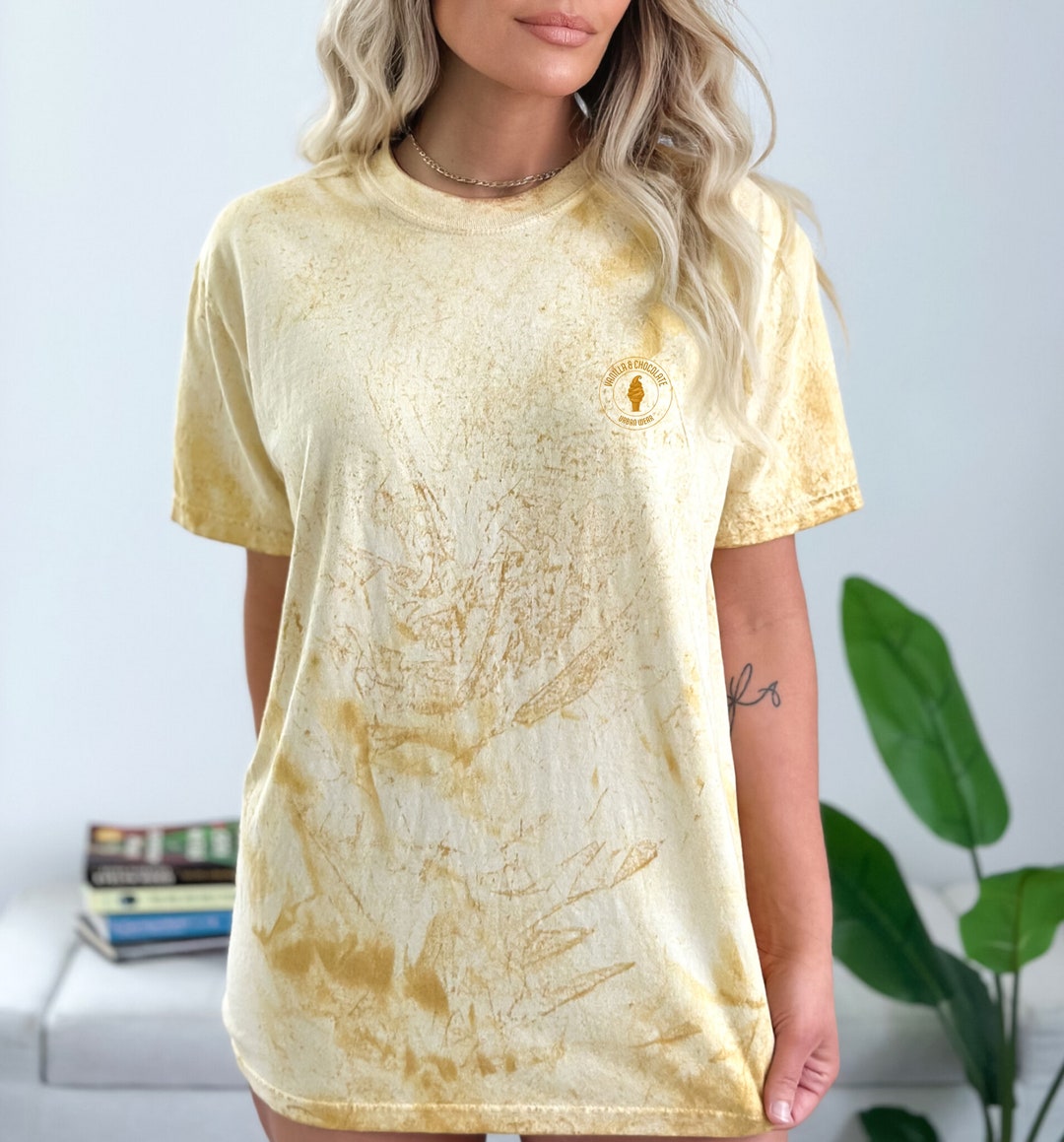 Vanilla & Chocolate Color Blast T-shirt, Tie Dye Shirt, Vintage Color ...