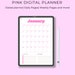 PINK Digital Planner 2024-2025 | Dated Planner | iPad Planner | Daily ...