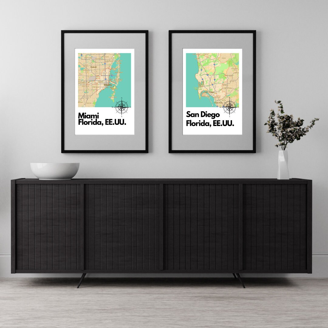 Custom Map - Etsy