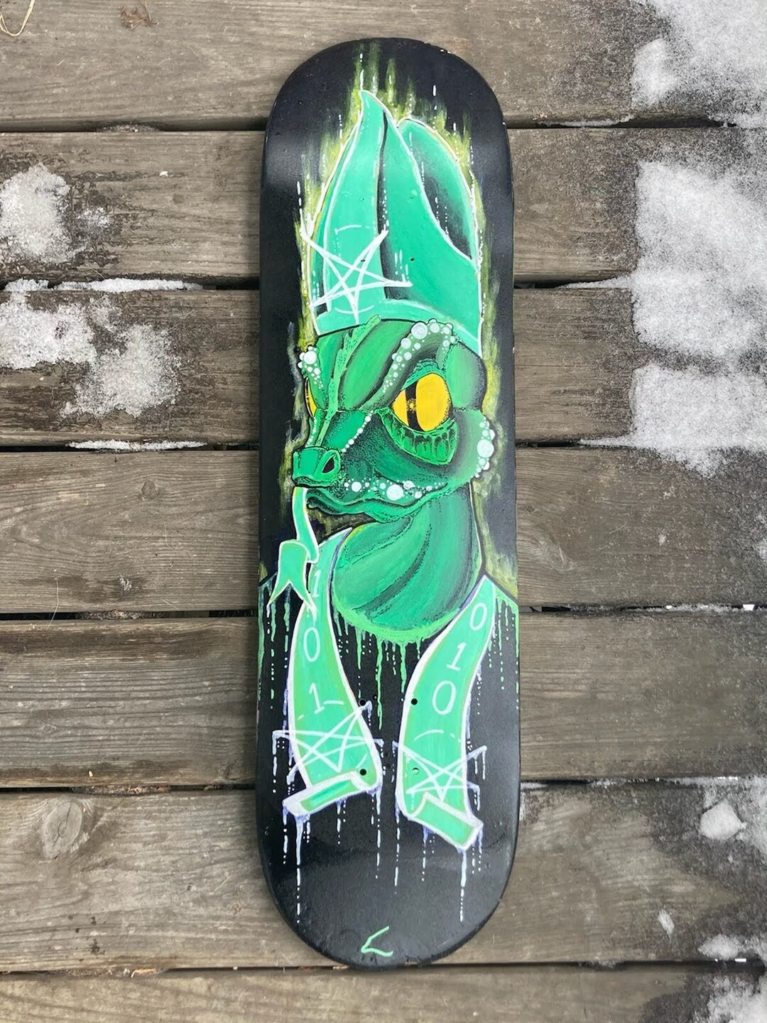 Lizard King. Skateboard Art. Custom - Etsy