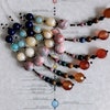 Matte Set Solar System Gemstone Beads 8mm 6mm,set Planet Beads ...