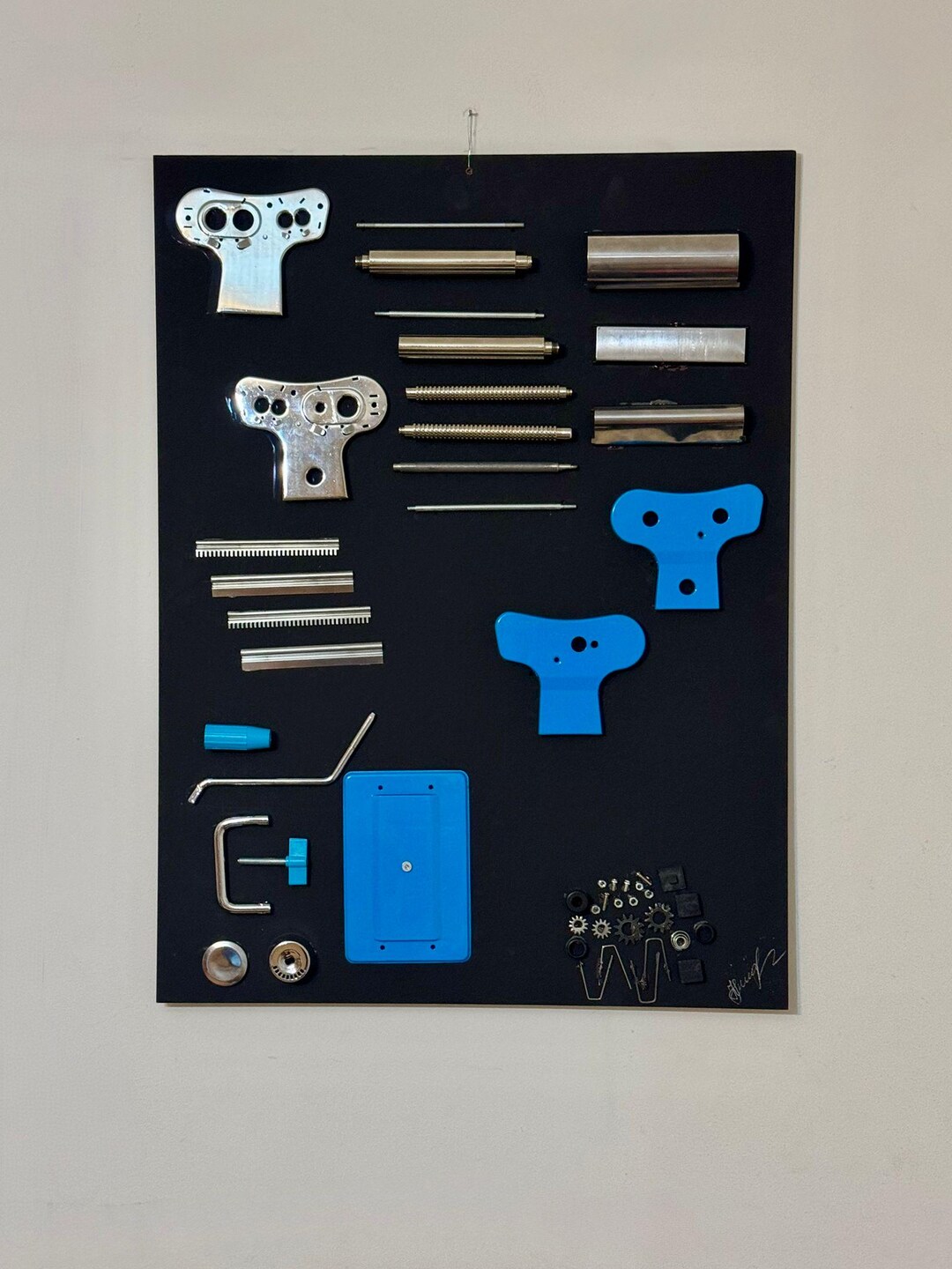 Minimalist Industrial Wall Art Created From Real Machine Parts ...