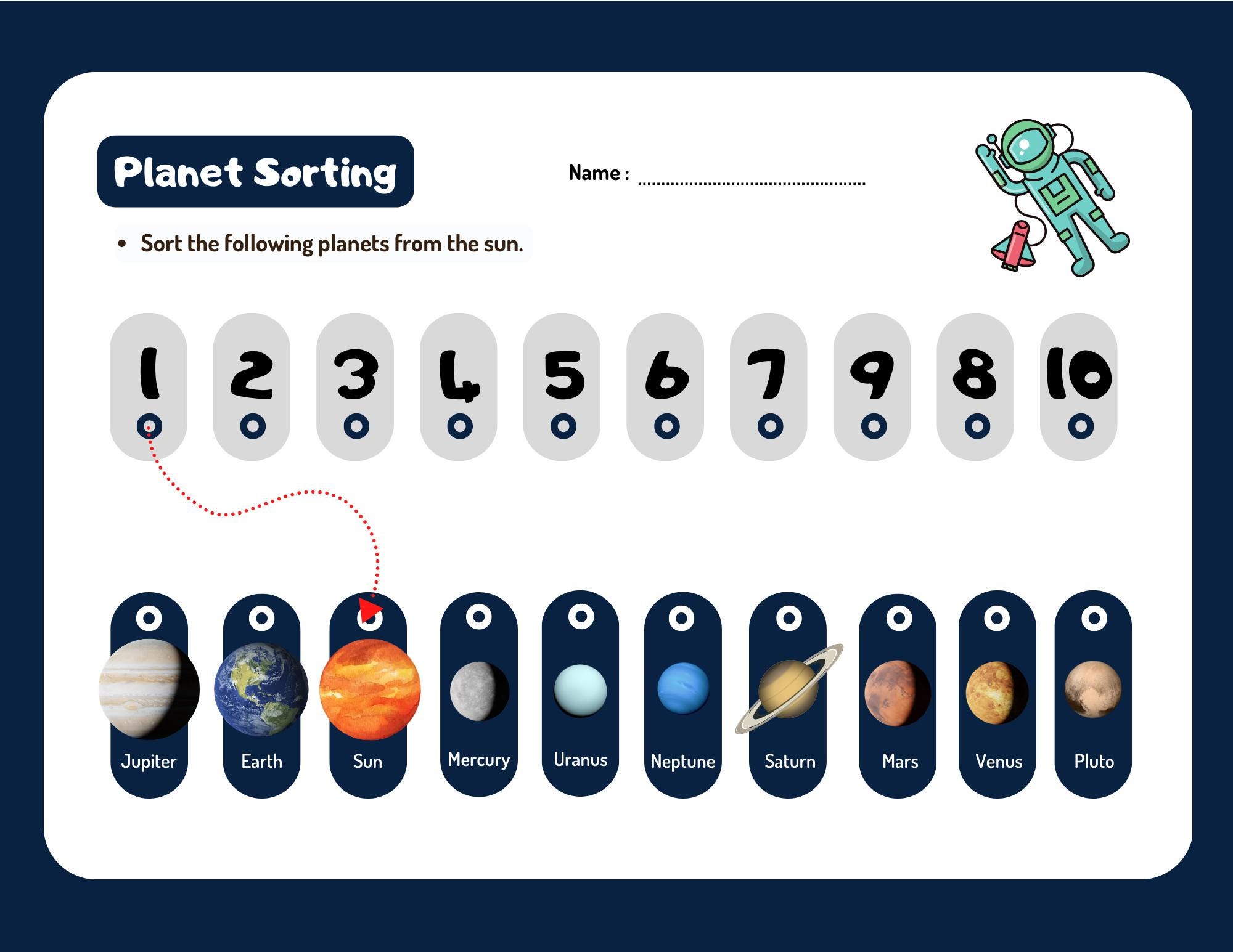 Solar System Printable Activity Bundle - Etsy