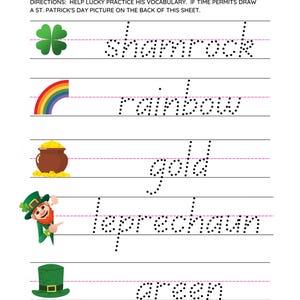 St. Patrick's Day Activity Pack - Etsy