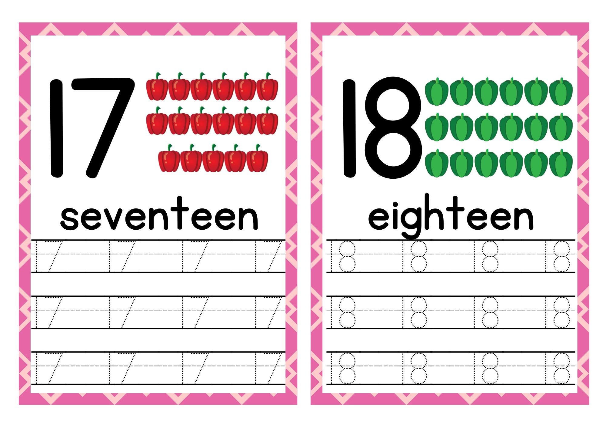 Preschool and Kindergarten Number Activities - Etsy