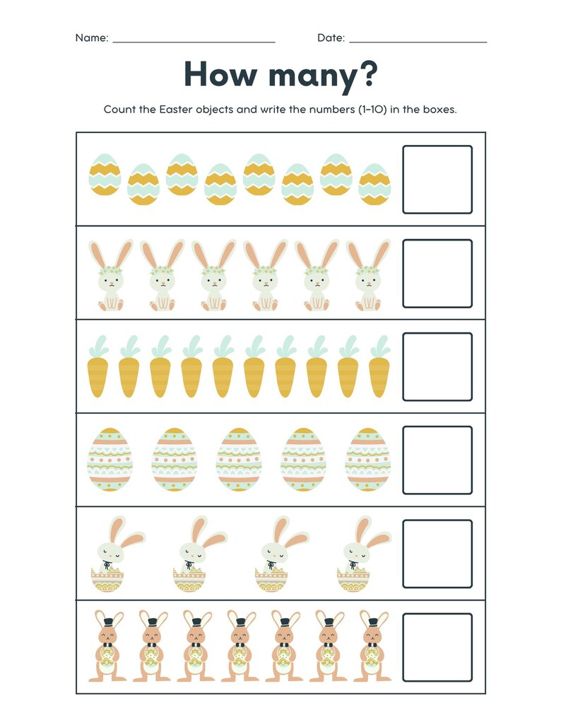 Easter Activity Bundle - Etsy