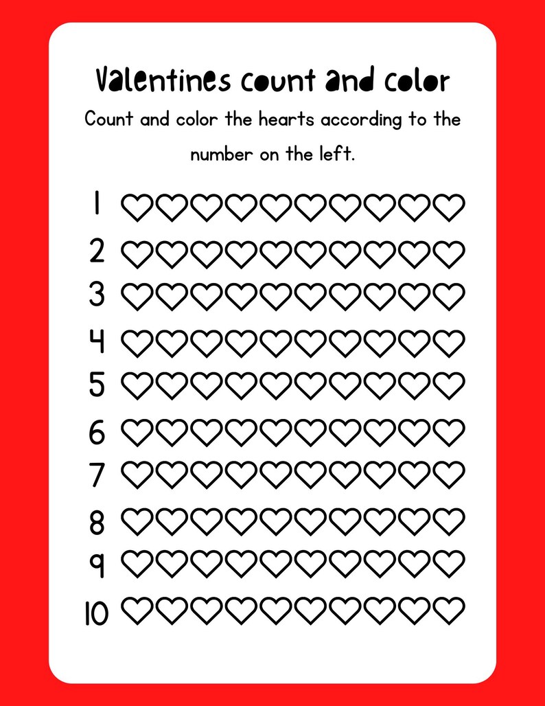 Valentines Activity Bundle - Etsy