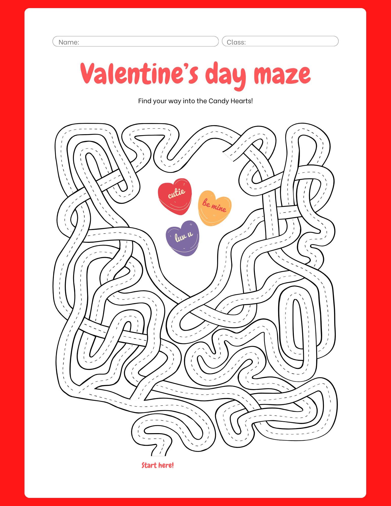 Valentines Activity Bundle - Etsy