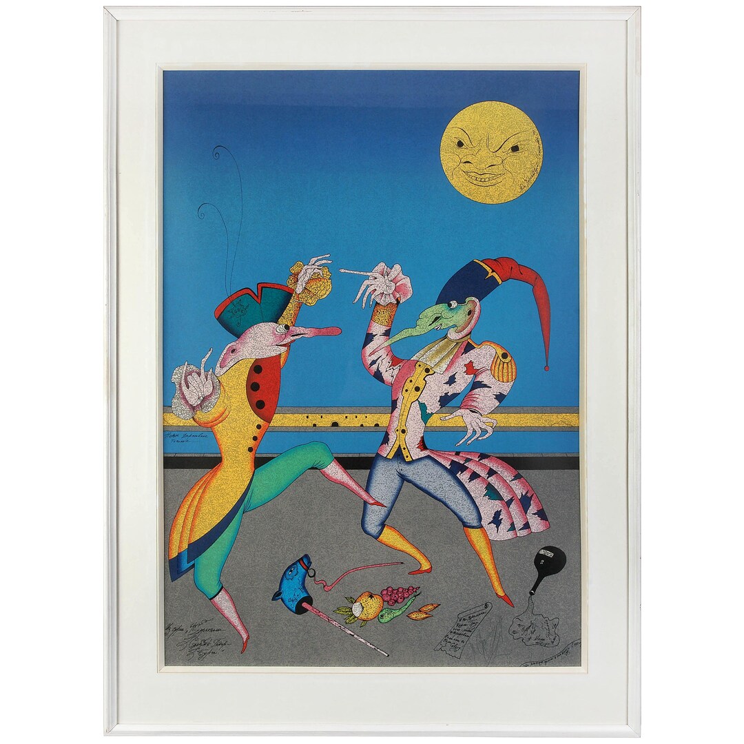 Lithography "dance of Summer" From the Series Carnivals of Saint ...